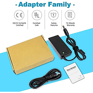 65W 45W Ac Adapter Charger for Acer Aspire E15 ES1 E1 E5 F5 F15 E 15 1 5 F 5 15 V3 V5 V7 V 3 5 7 R7-571 R3 R7 S3 M3 M5 N15Q1 N16Q2 PA-1650-86 5742 5521 5734 5735 5575 Power Supply Cord