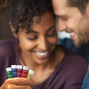 ALIDA PURE Vegan Melody Lip Balm Collection, Cruelty Free, Beeswax Free, Coconut Oil Free, 5 Lip Balm Set, Organic Jojoba Oil, Avocado Oil, and Vitamin E, Natural Moisturizing Lip Balm | Lip Gloss, for Dry, Chapped, or Cracked Lips