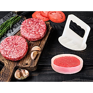 Hamburger Press Patty Maker Freezer Containers - All In One Convenient Package - 10 Pieces Set Hamburger Patty Mold - Essential Tool to Make hamburger Patties – Ideal BBQ Gift For Family And Friend