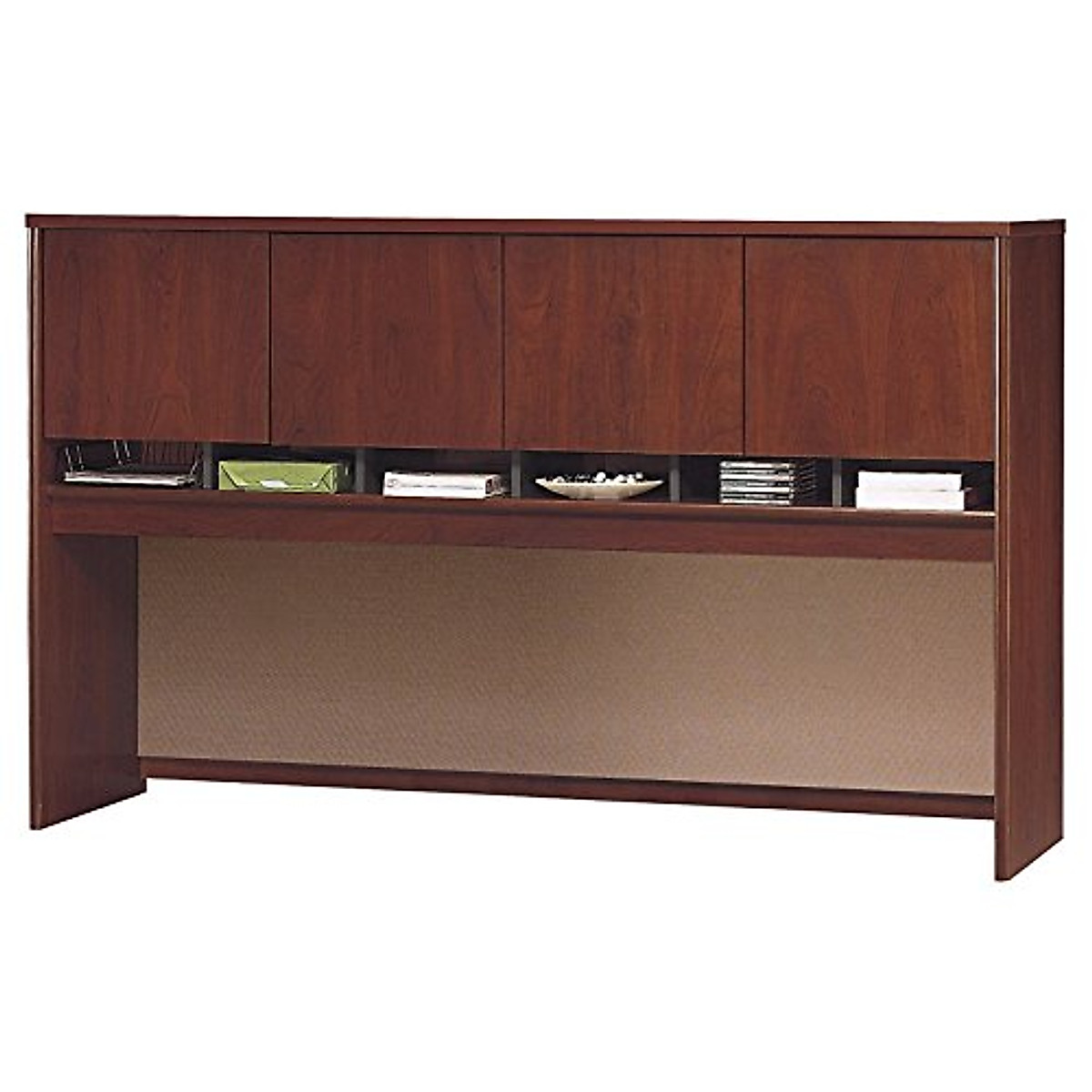 Bush Business Furniture Series C 72W 4 Door Hutch in Hansen Cherry