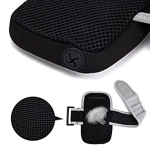 Workout Sports Gym Running Armband Bag Pouch Cell Phone Holder Biking Wristband Arm Bands Case for Samsung Galaxy A31/A52/A51/A10s/iPhone 11 Pro Max/Moto G7 Plus/G7 Power/Google Pixel 6