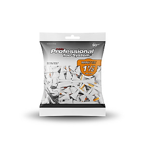 Pride Professional Tee System Mini Tee, 1-1/2-Inch- 90 Count (White)