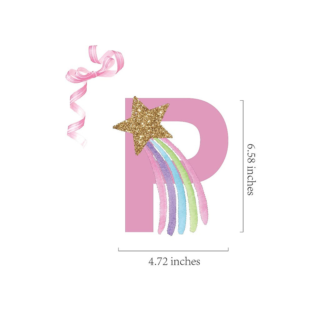 Unicorn Happy Birthday Banner/Unicorn Party Supplies Decorations for Kids Birthday Party Decoration,Pink