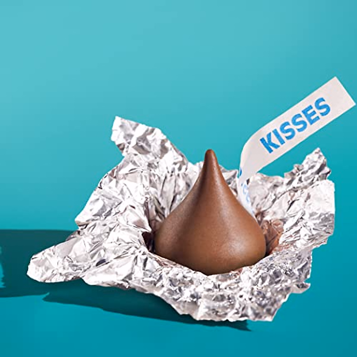 HERSHEY'S KISSES Silver Milk Chocolate Candy, Silver Foil - Bulk Pack, 2 Lbs