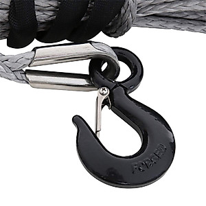 Smittybilt 10K XRC Synthetic Winch Rope (Gray) - 97710