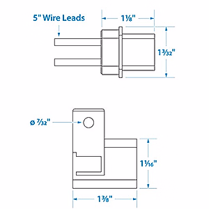 Seachoice in-Line Fuse Holder, Waterproof, 30 Amp Fuse