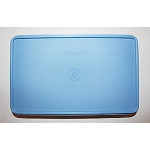 Tupperware Cold Cut Keeper (True Blue Seal) - Rectangular, Flip Top, Slender, Medium, Modern, Professional, Food Storage Container