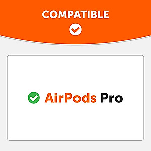WC HookZ Combo Pack - Upgraded Over-Ear Hooks for AirPods Pro - 2 Pairs of Large & Small Size Included in Package Made by Wicked Cushions | Winter White & Pitch Black