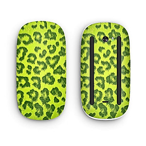 Design Skinz Vibrant Green Cheetah Vinyl Decal Compatible with The Apple Magic Mouse 2 (Wireless, Rechargable) with Multi-Touch Surface