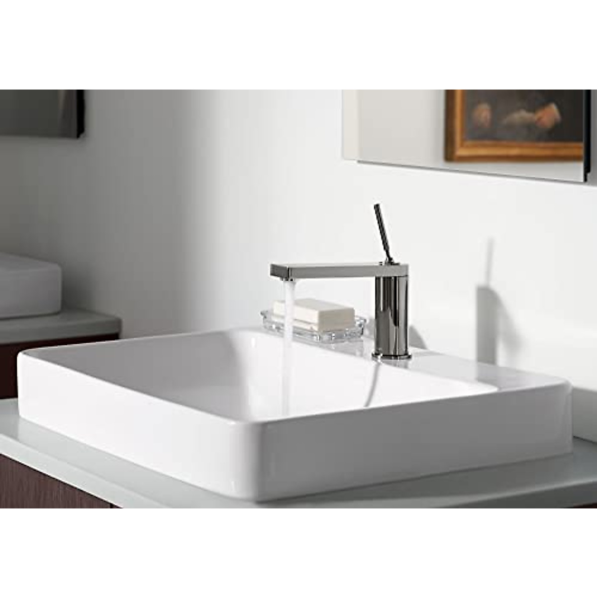 Kohler 2660-1-0 Vox Vessel Bathroom Sink with Single Faucet Hole, One Size, White