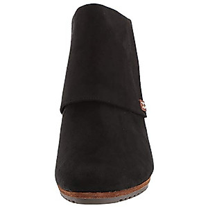 Dr. Scholl's Shoes womens Create Ankle Boot, Black Microfiber, 8.5 US
