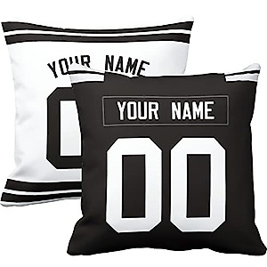 ANTKING Las Vegas Throw Pillow Custom Any Name and Number for Men Youth Boy Gift 16" x 16", 18" x 18"