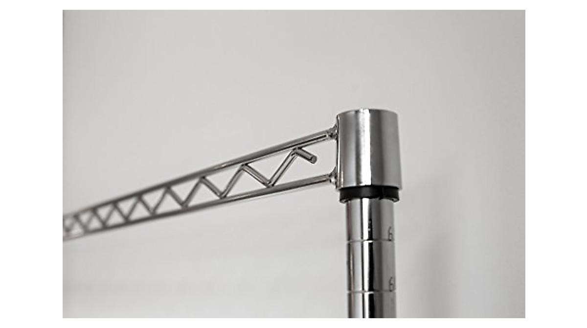 14" Wide Chrome Hang Rail - Perfect for Organization