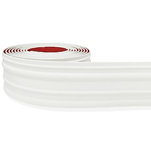 PRO FLEX White Vinyl Wall Base Decor, 6 inch X 20 ft Wall Base Trim with Super Strong Peel and Stick Adhesive Back - Flexible Self Stick Vinyl Wall Base - Easy Install Vinyl Floor