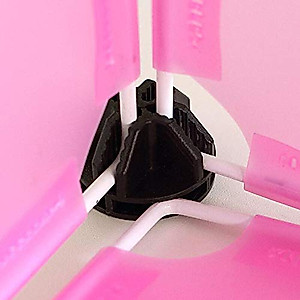 20 Pcs Wire Grid Cube Plastic Connectors for Modular Closet Storage Organizer and Wire Grid Cube Storage Shelving - White