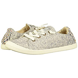 Roxy womens Rory Slip on Shoe Sneaker, Heather Grey, 9 US