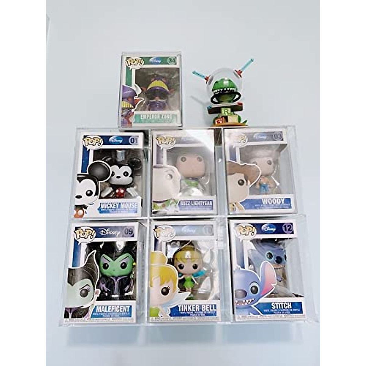 Acrylic Funko Pop Display Case - Fits 6 Regular Size Funko Pop Boxes, Even When in Soft Protectors [Compatible with YouTooz Vinyl Collectible Toy Figures] - Funko Pop Display Shelf