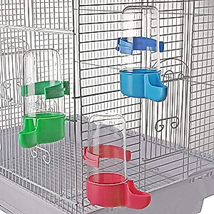 Automatic Bird Feeder Waterer Drinker Pet Bird Feeding Supplies for Bird Cage Feeder Water Seed Dispenser Bottle Drinking Cup