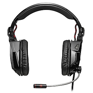 Mad Catz F.R.E.Q.5 Stereo Gaming Headset for PC and Mac, Gloss Black