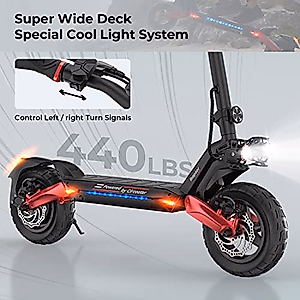 Circooter Raptor Electric Scooter Adult with Smart APP, 800W Motor, 28 Mph Top Speed, 25 Miles Range, 10 inches All Terrain Tires Off Road E Scooter, Dual Charger Ports & Storage Bag - Raptor