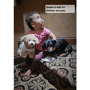 NOPEE Dog Marking Prevention - Indoor - Permanent - Effective Solution - Stops Dogs from Marking or Peeing -eliminates a Dog's urge to Mark - Put Bag Down and Your Problem is Solved! (Brown(Paws))