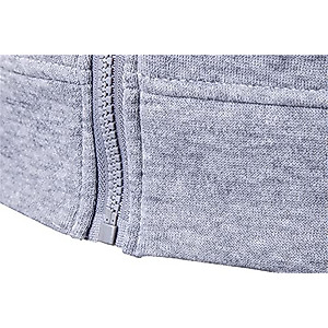 Maiyifu-GJ Men Zip Up Hoodie Tank Tops Slim Fit Sleeveless Workout Hooded Vests Casual Lightweight Bodybuilding Gym Hoodies (Light Grey,Medium)