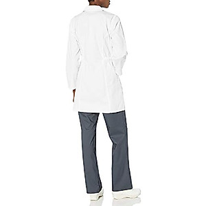 Dickies EDS Professional Women Scrubs Lab Coats 34" 84402, S, White