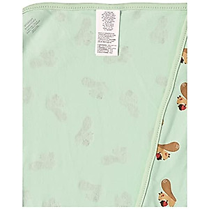 Amazon Essentials Unisex Kids' Swaddle Blankets, Pack of 3, Fruit/Squirrel/Stripe, One Size