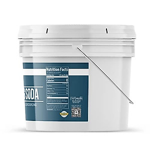Earthborn Elements Borax Powder, Washing Soda, Baking Soda Bundle (1 Gallon ea.) Multipurpose for cleaning & laundry, Resealable Bucket