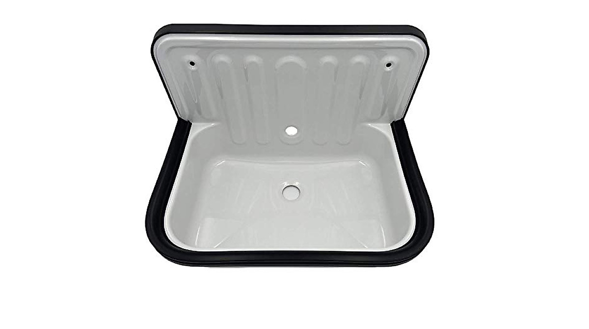 Alape Bucket Sink - Wall Mounted Utility Sink in Black