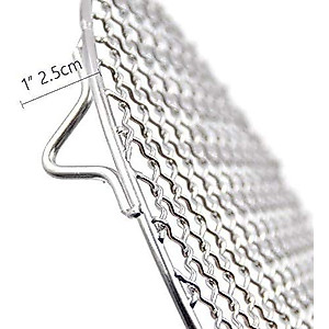 Comicfs Steaming Racks Dia 11.6" Round Barbecue Grids Cross Wire Footed Steaming Stainless Steel Cooling Rack with Legs Multi-Purpose Grill Rack for Airfryer Instant Pot/Pressure Cooker (29.5cm/11.6")