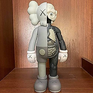 8-Inch Kawed Model Art Action Figure, Collectible Ornaments Model Toy Easter/Christmas/Birthday for Party, Gift Home Decoration (Grey)