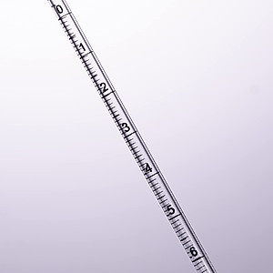 LABALPHA Disposable Serological Pipettes 1ml, Individually Wrapped, Polystyrene, 50Pcs