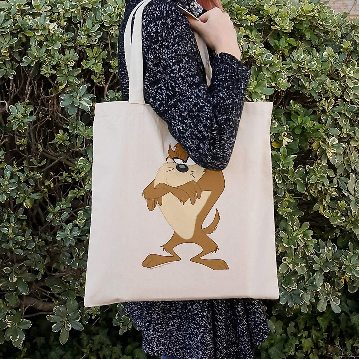 GRAPHICS & MORE Looney Tunes Taz Grocery Travel Reusable Tote Bag