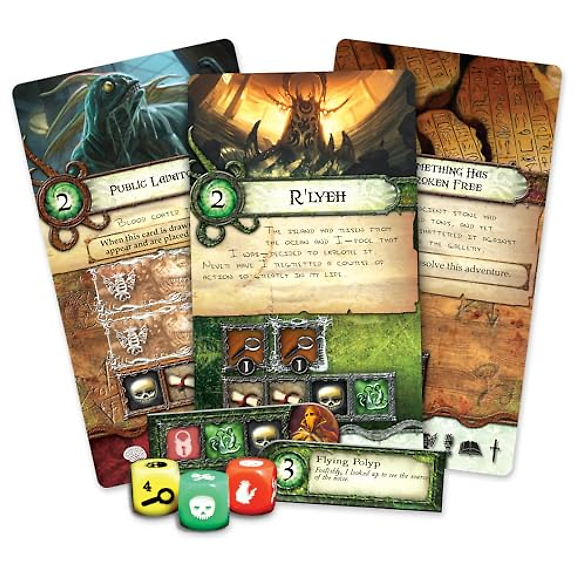 Fantasy Flight Games Elder Sign Board Game - Supernatural Intrigue, Cooperative Dice Adventure! Horror Mystery Game, Ages 14+, 1-8 Players, 1-2 Hour Playtime, Made