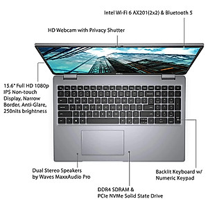 Dell Newest Latitude 5520 Business Laptop, 15.6" FHD Display, Intel Core i5-1135G7, 16GB RAM, 1TB SSD, Webcam, HDMI, Backlit Keyboard, Wi-Fi 6, Thunderbolt 4, Windows 10 Pro