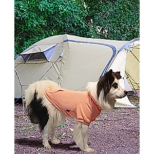 Kickred Basic Dog Hoodie Sweatshirts, Pet Clothes Hoodies, Granular Velvet, Sweater with Hat and Leash Hole, Soft Velvet Outfit Coat for Small Medium Large Dogs