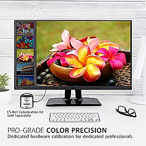 ViewSonic VP2785-4K 27-inch 4K Ultra HD Professional Monitor with 99% Adobe RGB, Delta E<2, Hardware Colour Calibration, 2x HDMI, Display Port, USB-C for Graphic Design, Photo & Video Editing