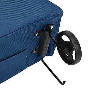 Upgrade Shopping Bag with Wheels Portable Trolley Bags,Reusable Portable Collapsible Trolley Bags Hand Pulling Utility Collapsible Grocery Bag, for Picnic Trips to Buy Vegetables