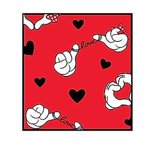 Loungefly Disney Mickey and Minnie Valentines Flap Wallet Mickey And Minnie Mouse One Size