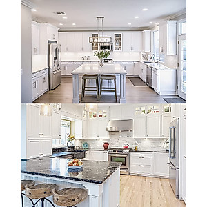 Adzok G8 Light Bulb, G8 GY8.6 Bi-pin Base LED, Not Dimmable T4 G8 Base Bi-pin Xenon JCD Type LED 120V 35W Halogen Replacement Bulb for Under Counter Kitchen Lighting (5-Pack) (Daylight White 6000k)