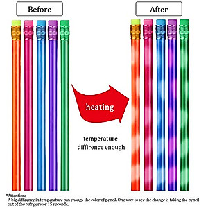 Outus Color Changing Mood Pencils - 30 Vibrant Thermochromic Pencils