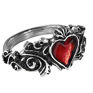 Alchemy Gothic Halloween Party Jewelry Betrothal Ring Size Q/8.5