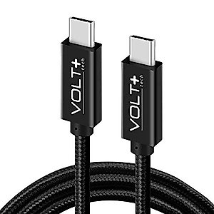Works Professional Dual PDUSB-C PDUSB-C for Microsoft Surface Duo 2 Cable Gen2 USB 3.1 with 100W +10Gbps Quick Charge Data Speeds. (1.2M4Ft)