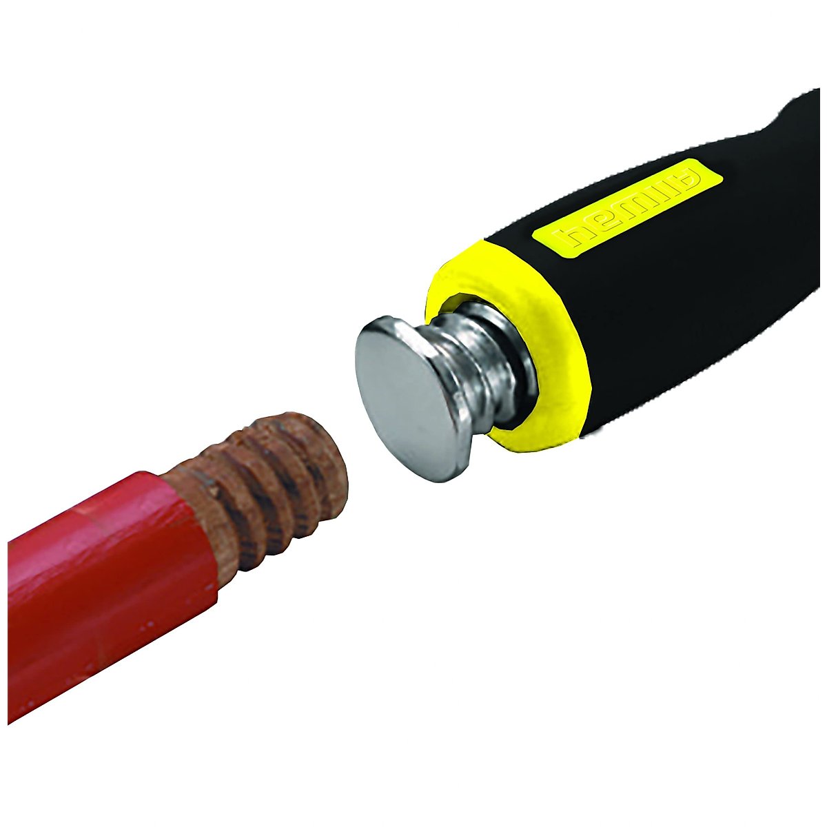 ALLWAY BS3 Soft-Grip Extendable Bent Heavy Duty Scraper with Pole Socket and Hammer End