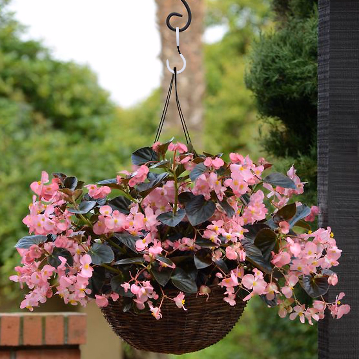 echinff 10 Pack S Hooks for Hanging,Heavy Duty S Shaped Hooks with 2 Extra Protective Covers,Bathroom Hook,Kitchen Hooks,Closet S Hooks for Purse,Jeans,Plants,Pots,Pans,Cups,Towels and Bags