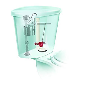 Fluidmaster 504 2-Inch Universal Chlorine Resistant, Long Lasting Flexible Frame Toilet Flapper , Red