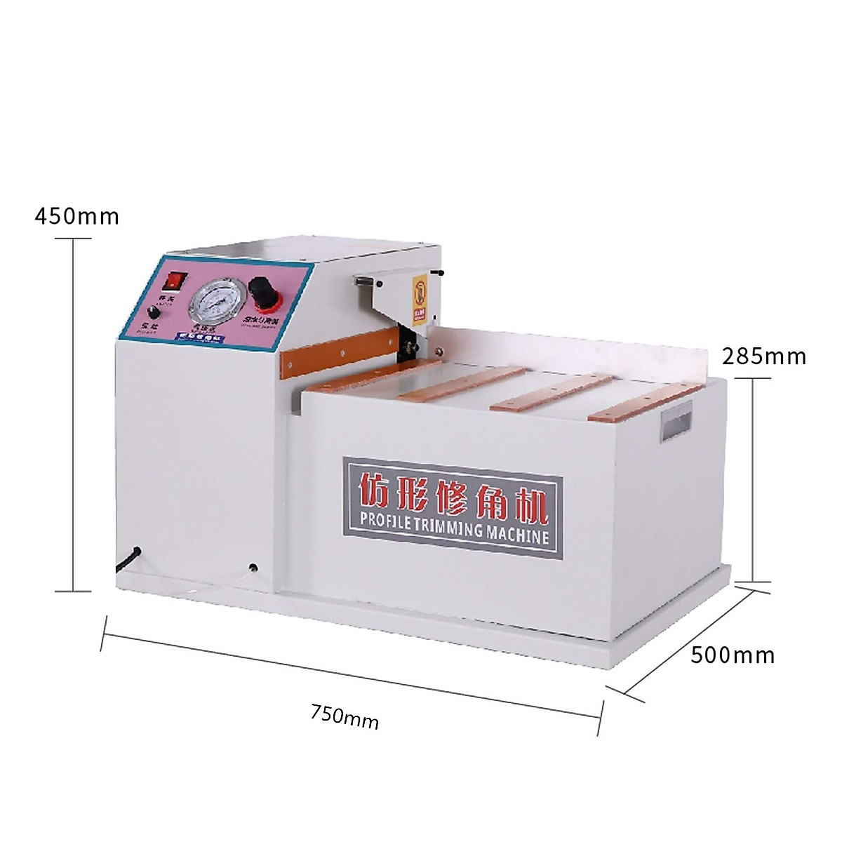 Corner Trimming Machine Edge Jointers Woodworking Edge Planer Air Pressure Trimming Machine Rounding Profile Trimming Machine for Furniture Cabinets
