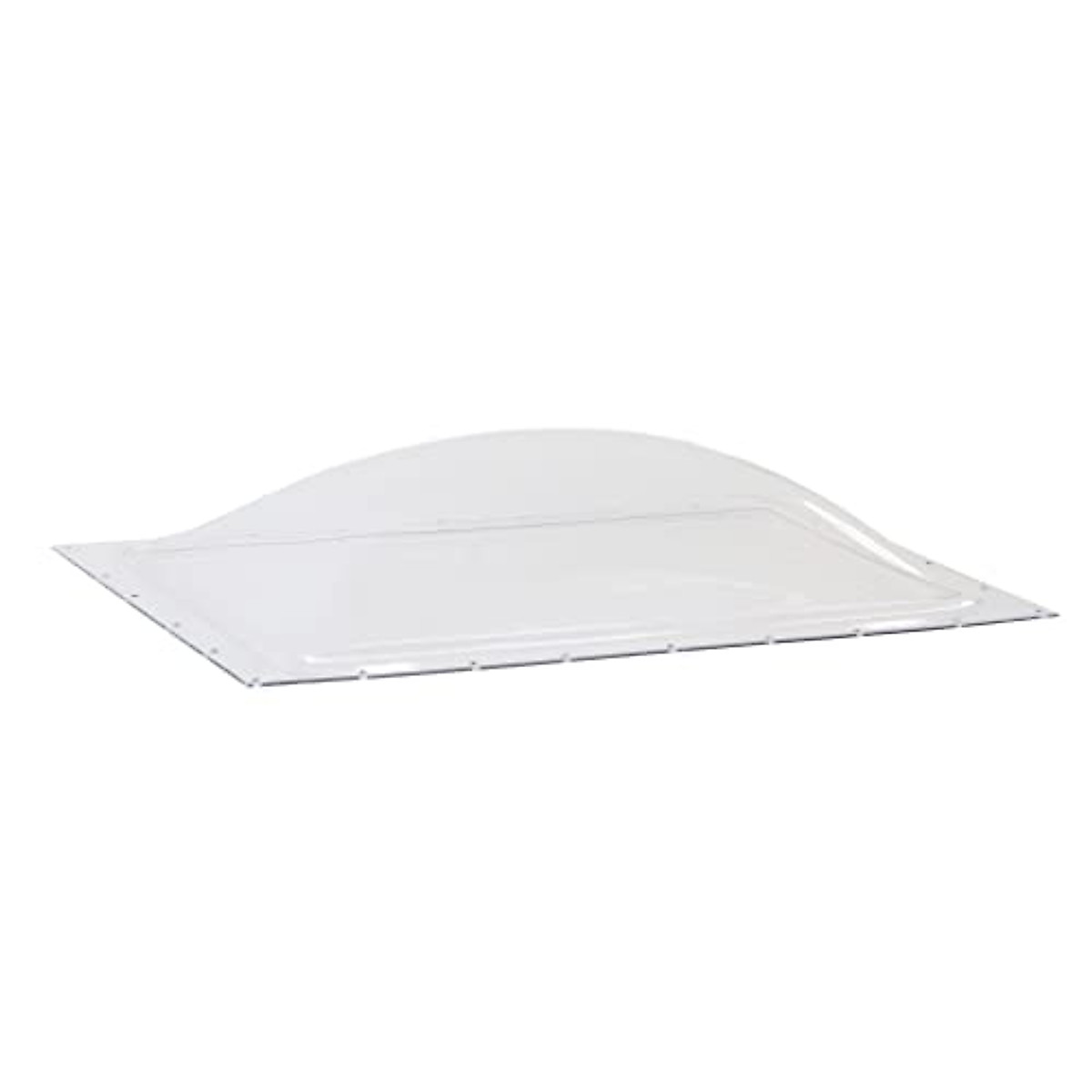 SCT RV Skylight Bundle - Clear Outer Dome 14" x 22", Flange 17" x 25" and Inner Dome with Window 14" x 22" + Dicor 501LSW-1 Lap Sealant