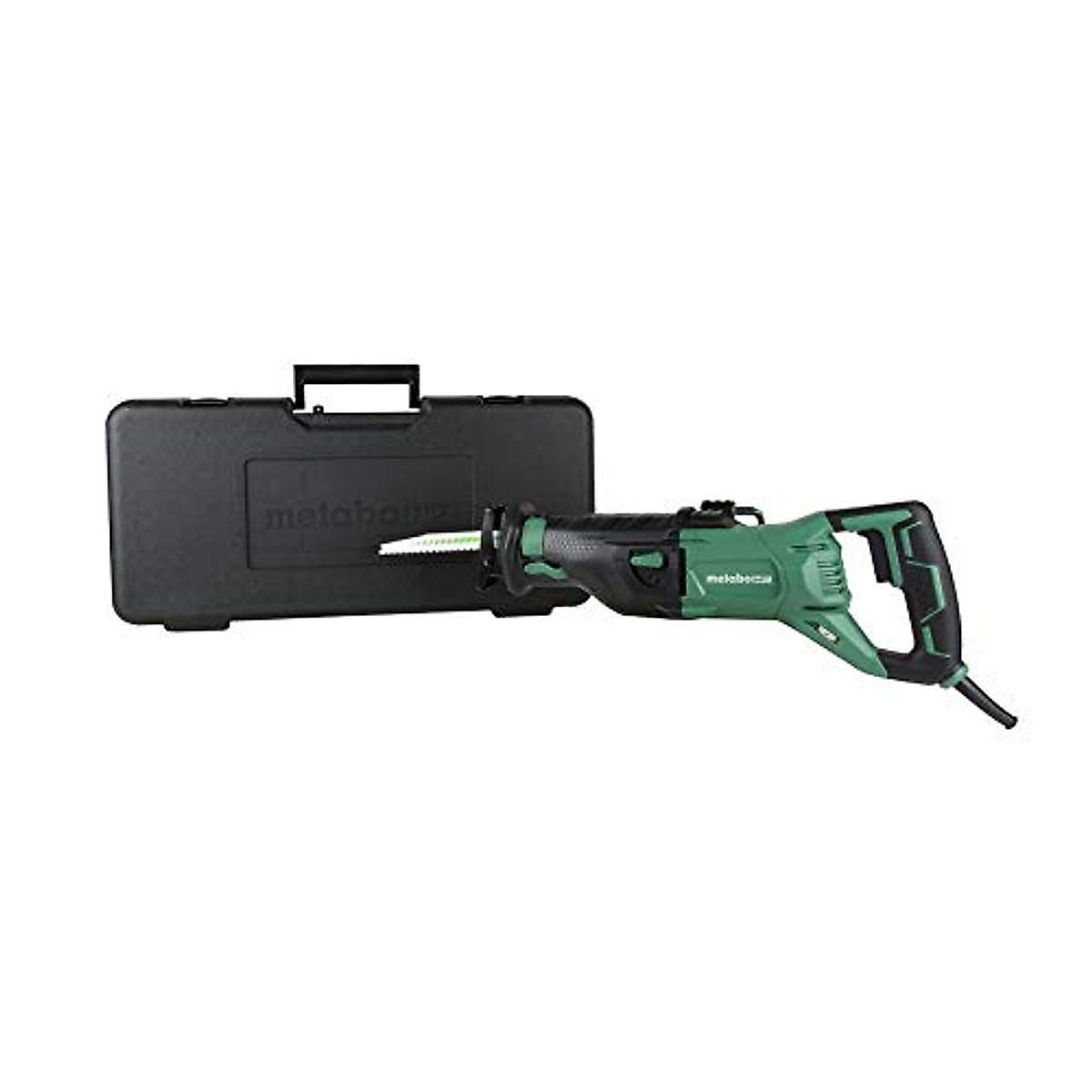 Metabo HPT Reciprocating Saw | Corded | 11-Amp | Variable Speed | Orbital Function Switch | Bevel Gear Drive System | Adjustable Pivot Foot | CR13VST